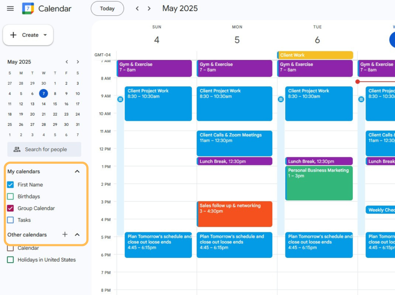 So erstellen Sie einen Google-Kalender für eine Gruppe | CalendarBridge