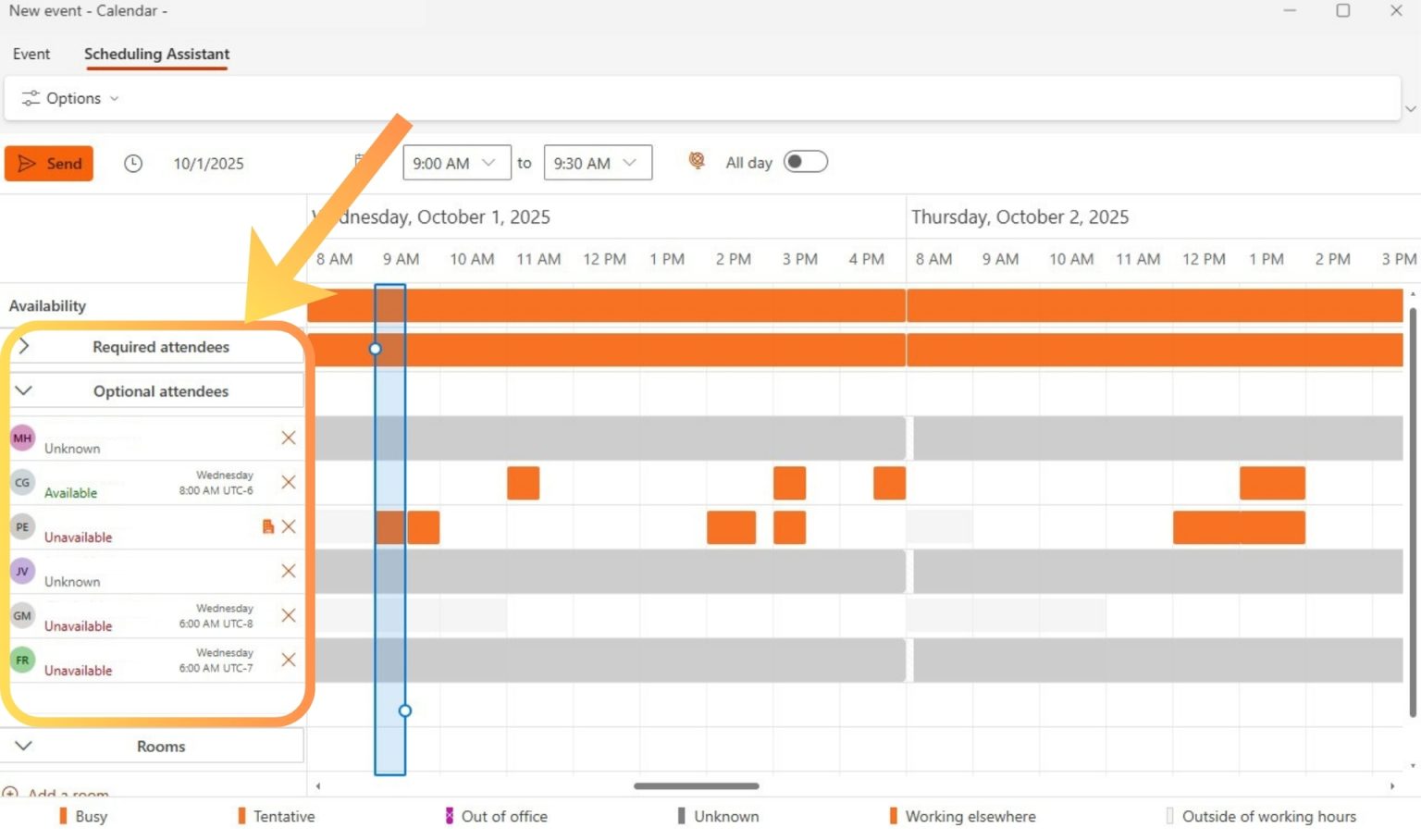 How to Use Outlook Scheduling Assistant & Knowing Its Limitations ...